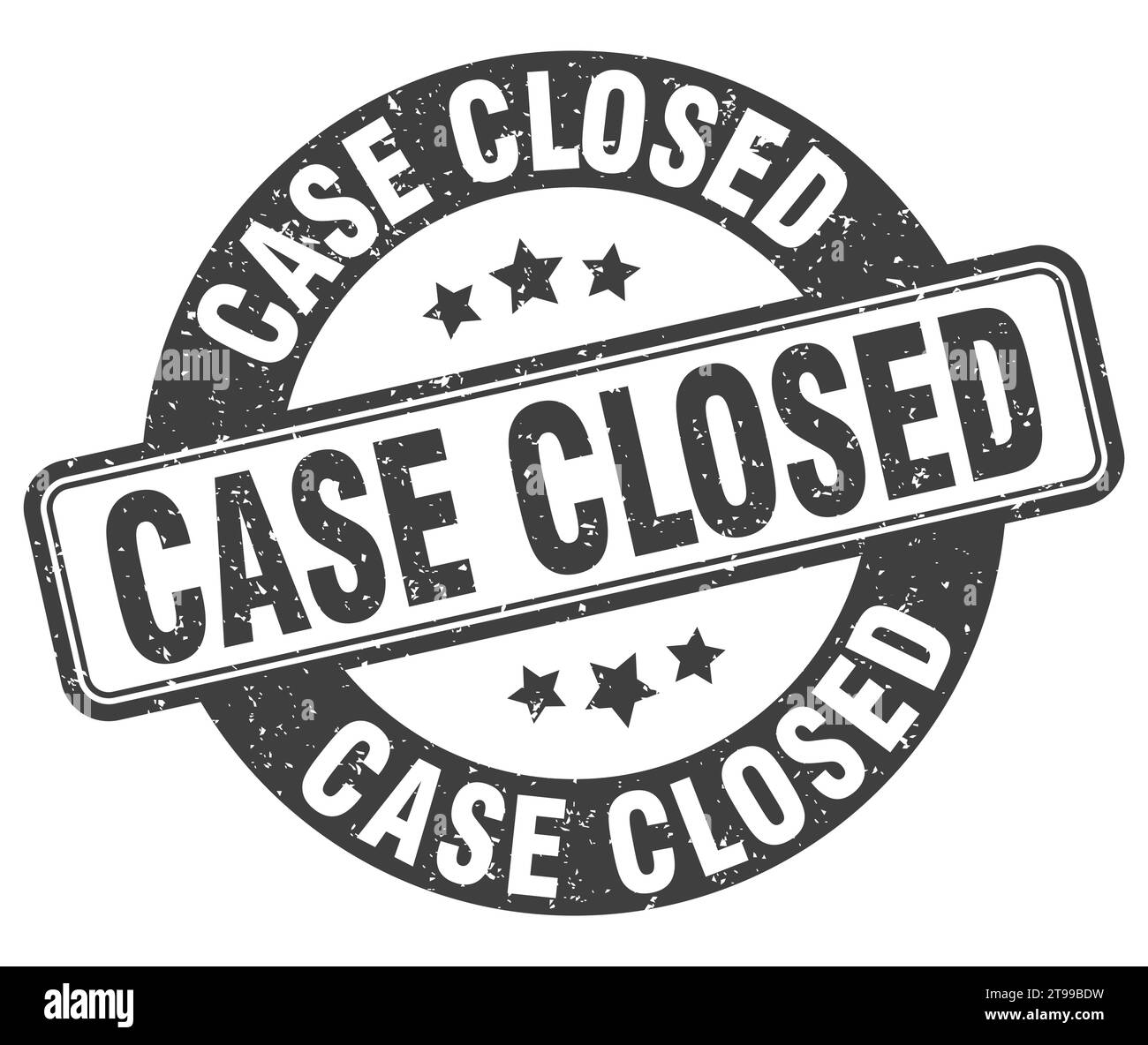 case closed stamp. case closed sign. round grunge label Stock Vector ...