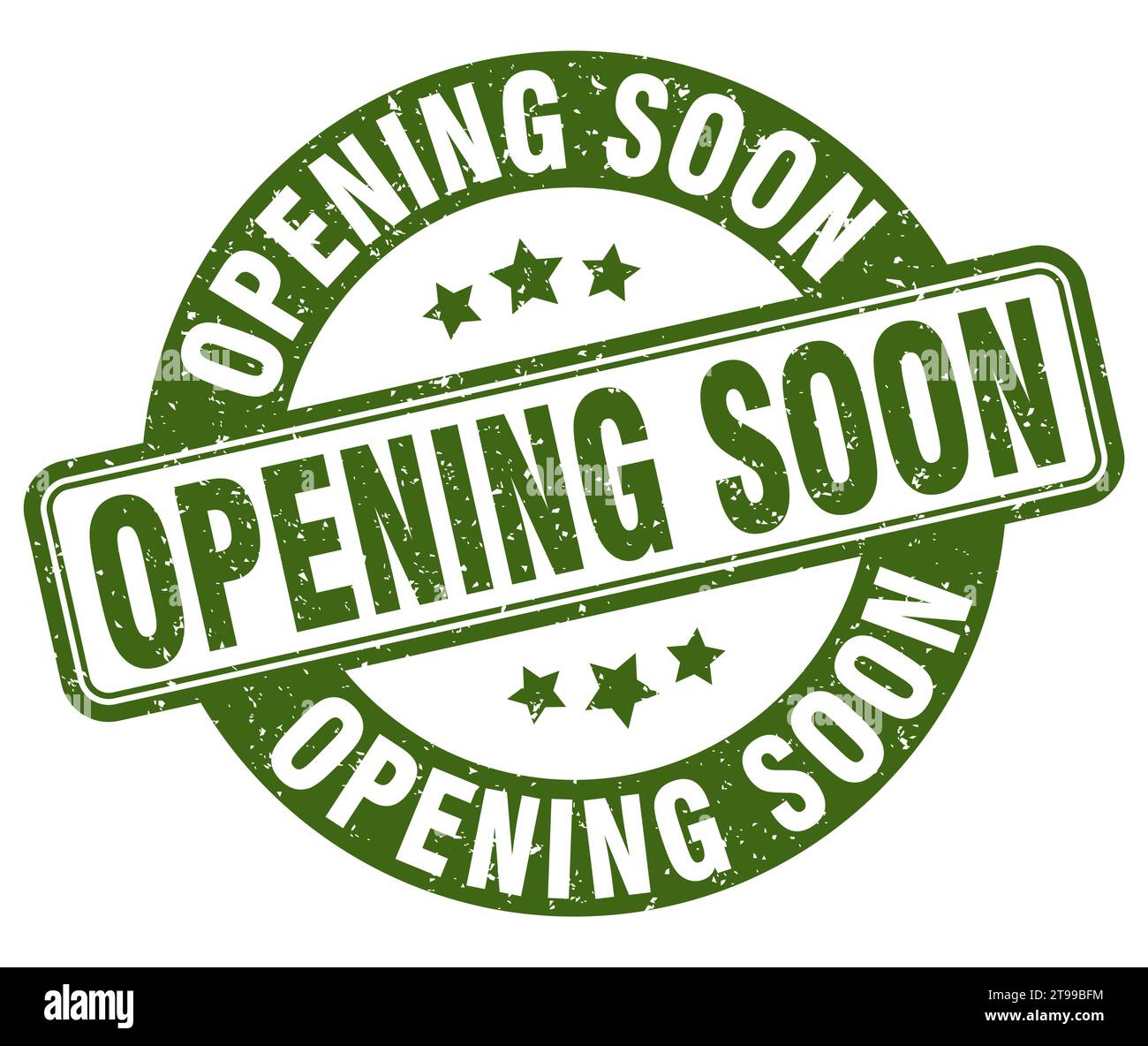 opening soon stamp. opening soon sign. round grunge label Stock Vector ...