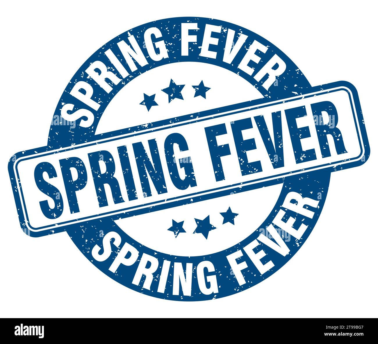 spring fever stamp. spring fever sign. round grunge label Stock Vector ...