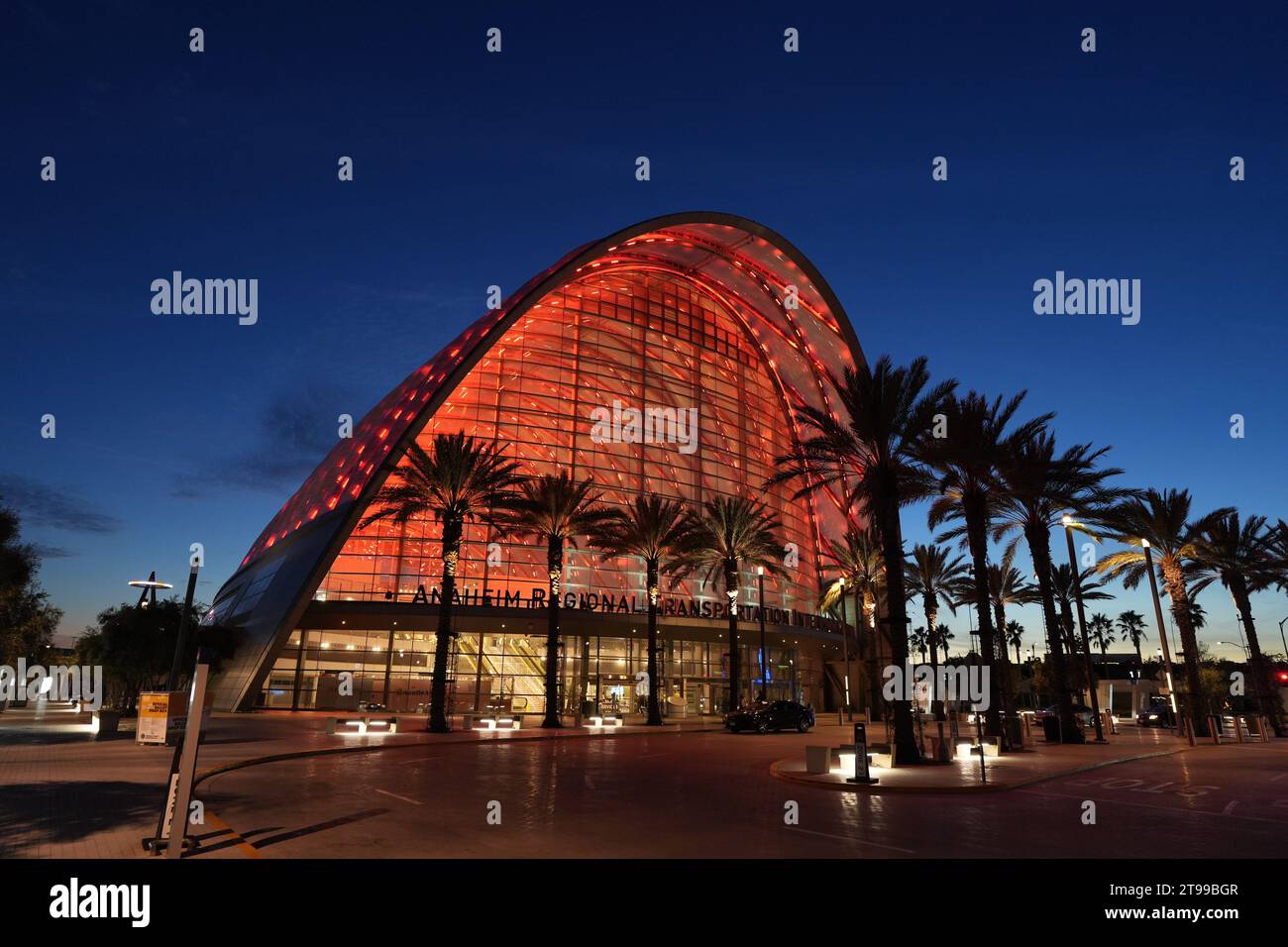 Anaheim regional intermodal transportation center hi-res stock ...