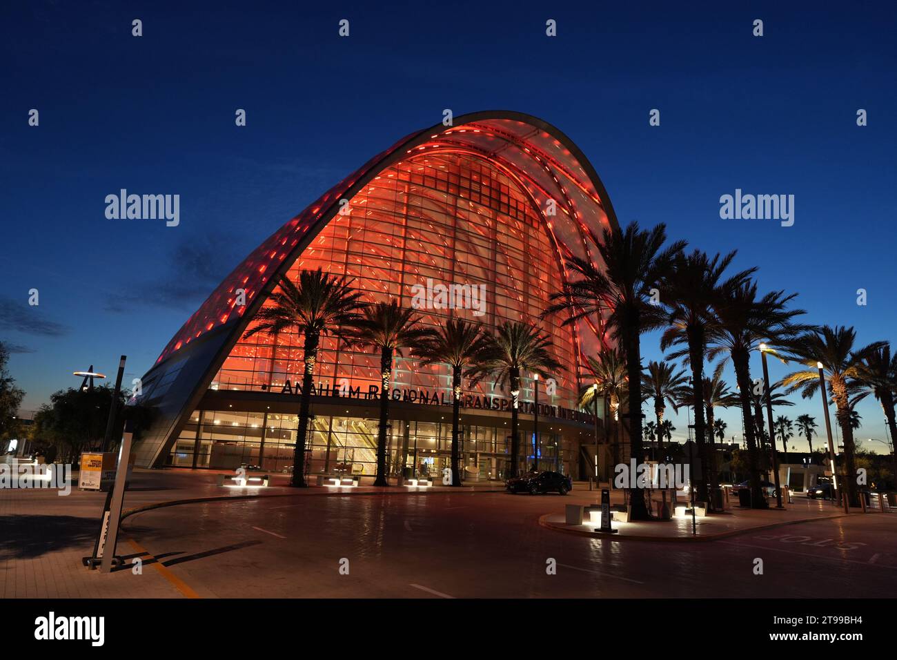 The Anaheim Regional Transportation Intermodal Center train and bus ...