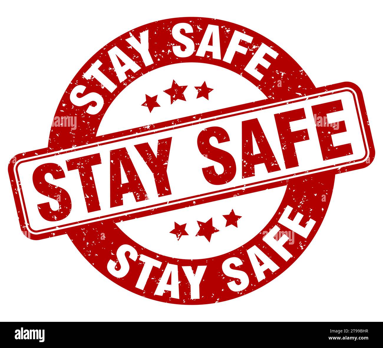 stay safe stamp. stay safe sign. round grunge label Stock Vector Image ...