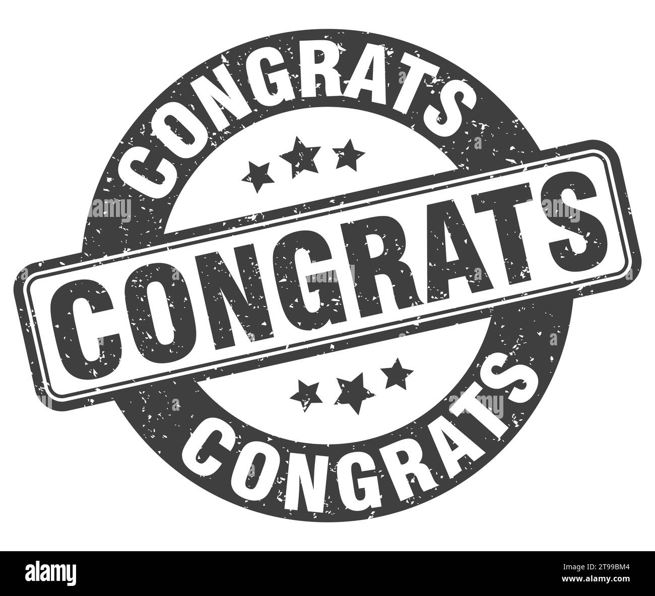 congrats stamp. congrats sign. round grunge label Stock Vector Image ...