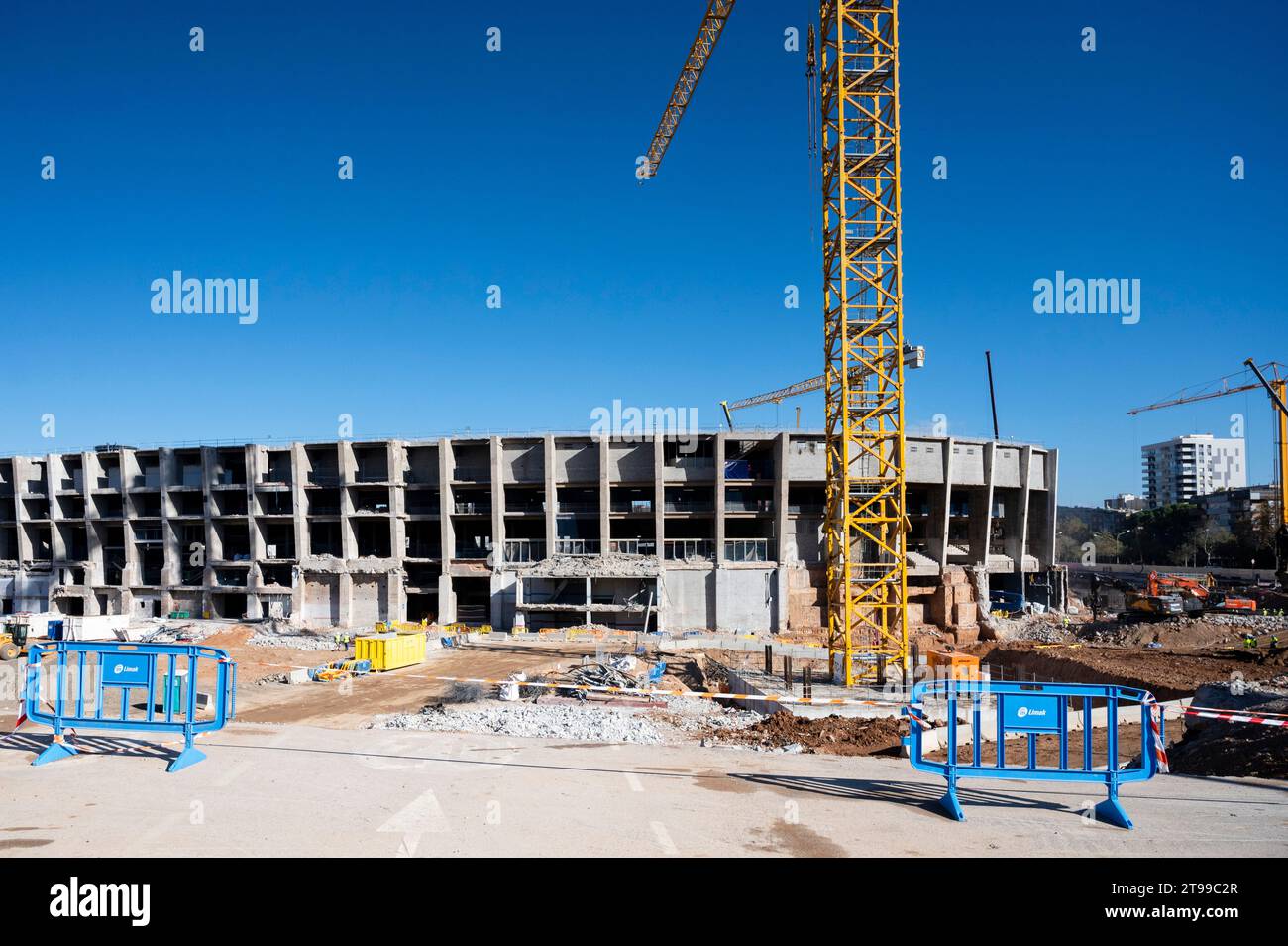 Construction work has begun on the new Spotify Camp Nou, Barcelona ...