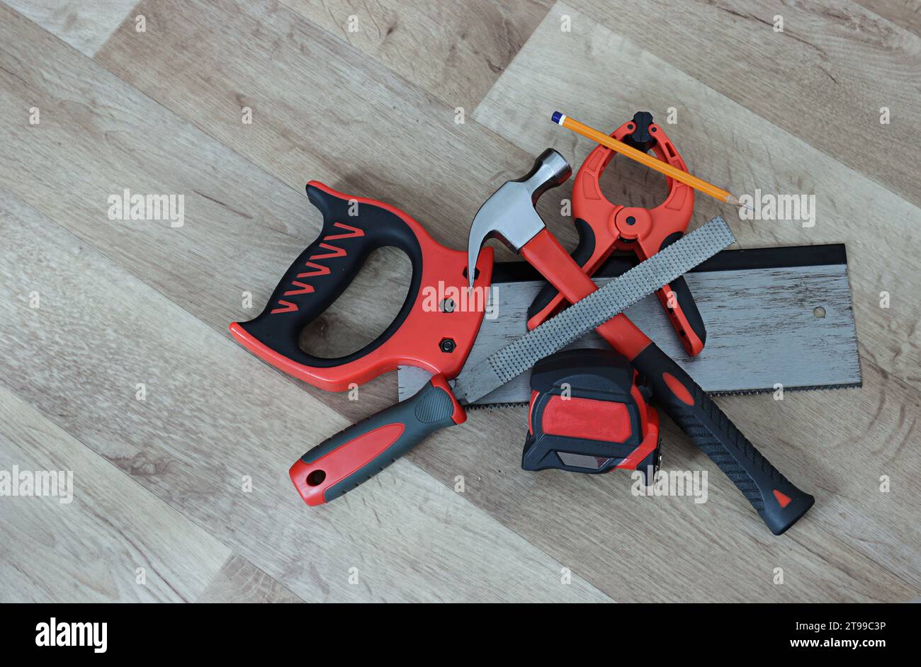 Hand saw clamp hi-res stock photography and images - Alamy