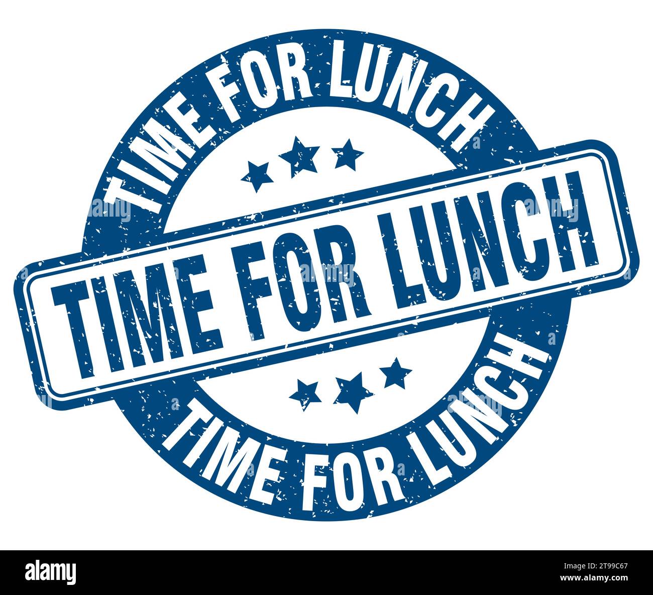 time for lunch stamp. time for lunch sign. round grunge label Stock ...