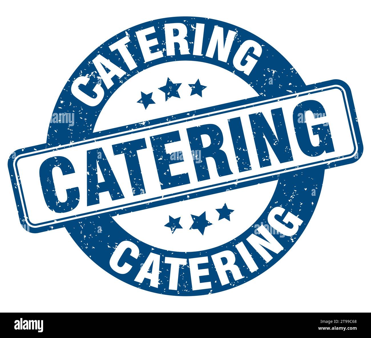 catering stamp. catering sign. round grunge label Stock Vector Image ...
