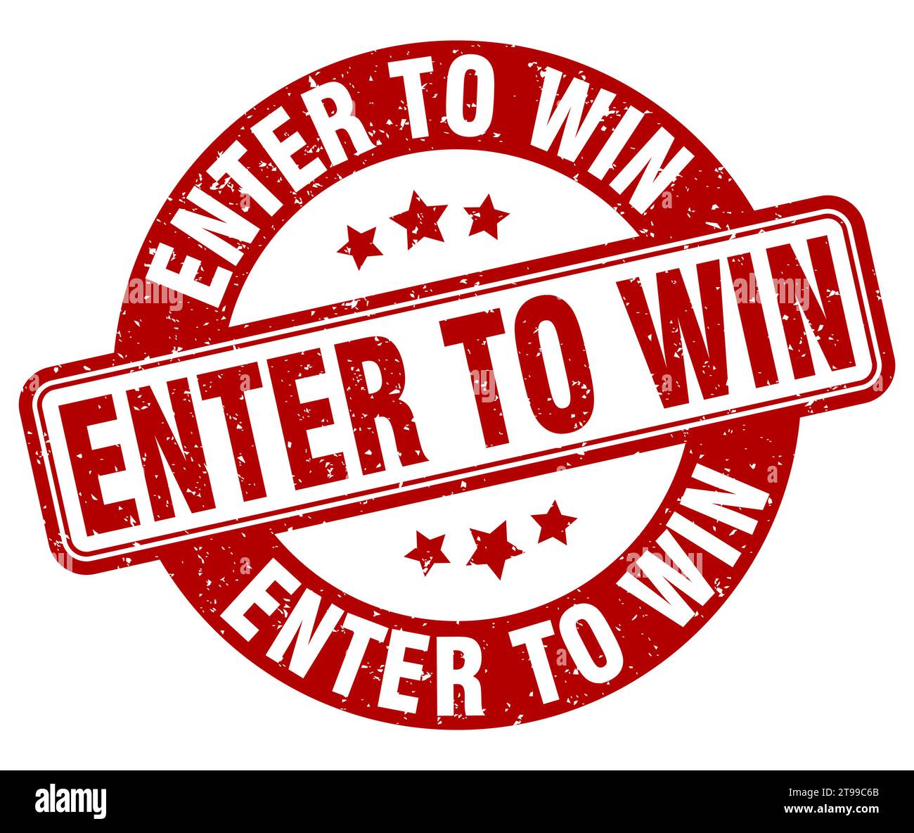 enter to win stamp. enter to win sign. round grunge label Stock Vector ...