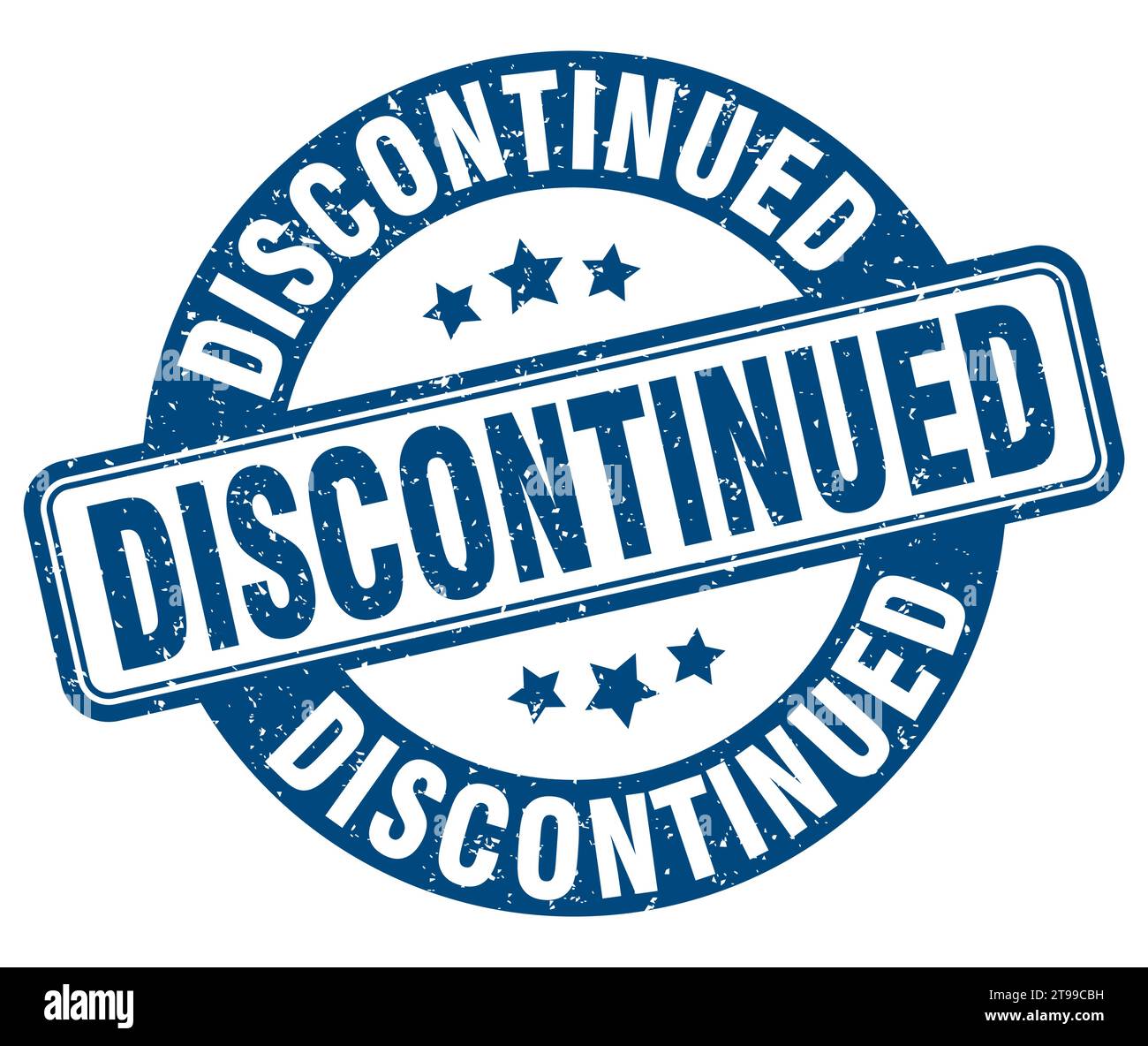discontinued stamp. discontinued sign. round grunge label Stock Vector ...