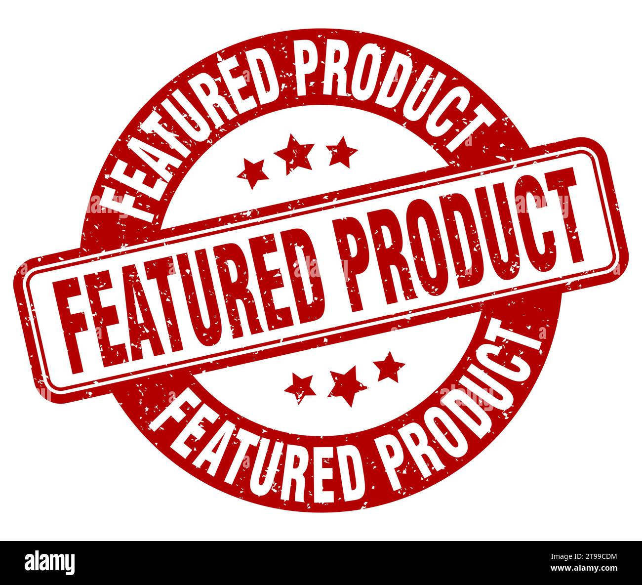 featured product stamp. featured product sign. round grunge label Stock ...