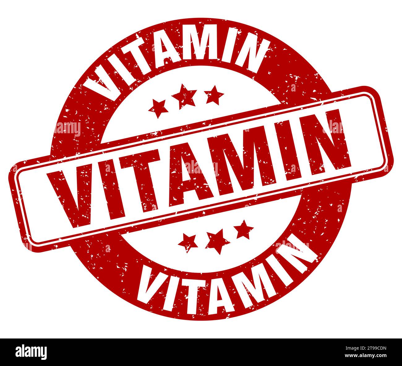 vitamin stamp. vitamin sign. round grunge label Stock Vector Image ...