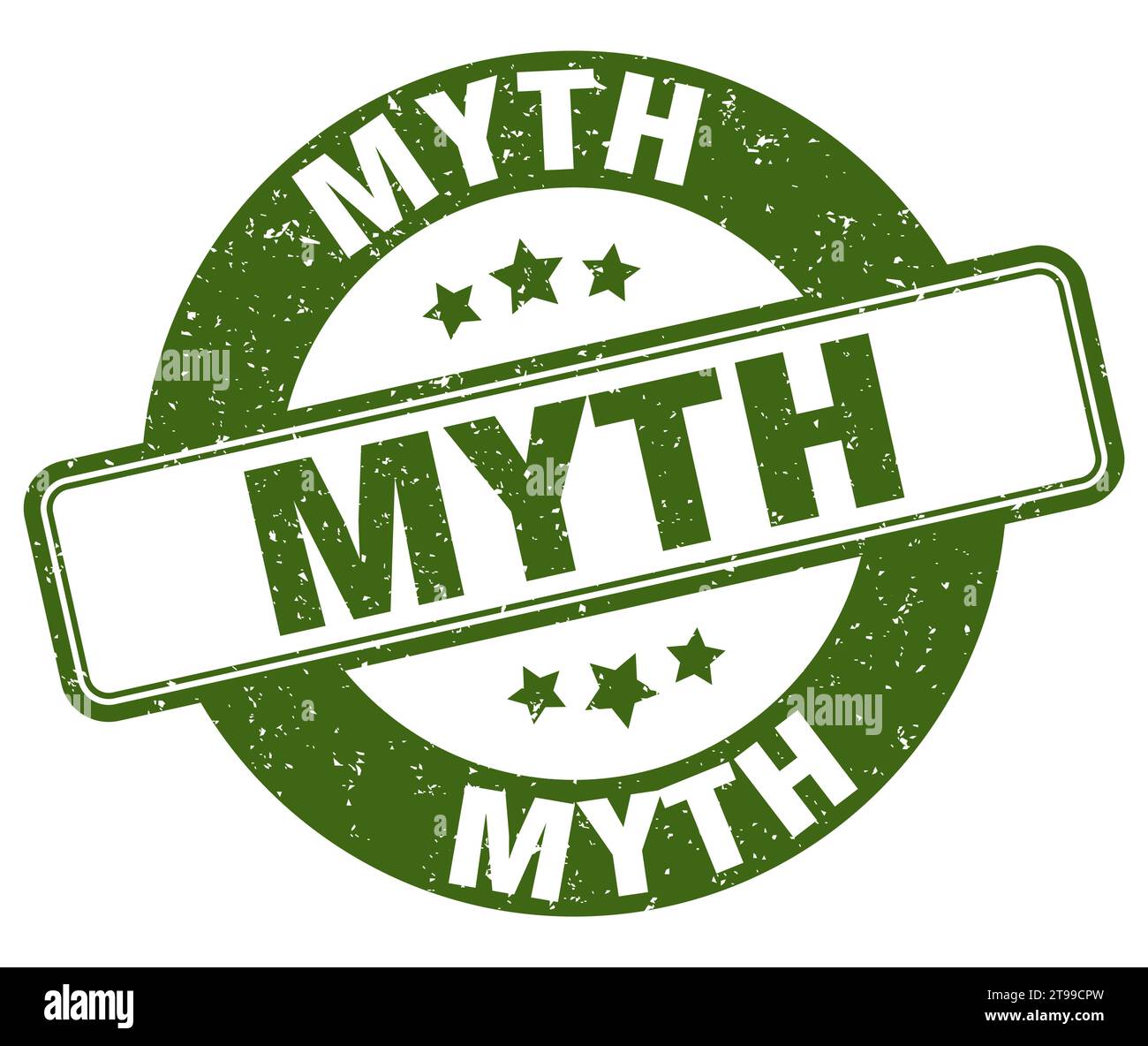 myth stamp. myth sign. round grunge label Stock Vector Image & Art - Alamy
