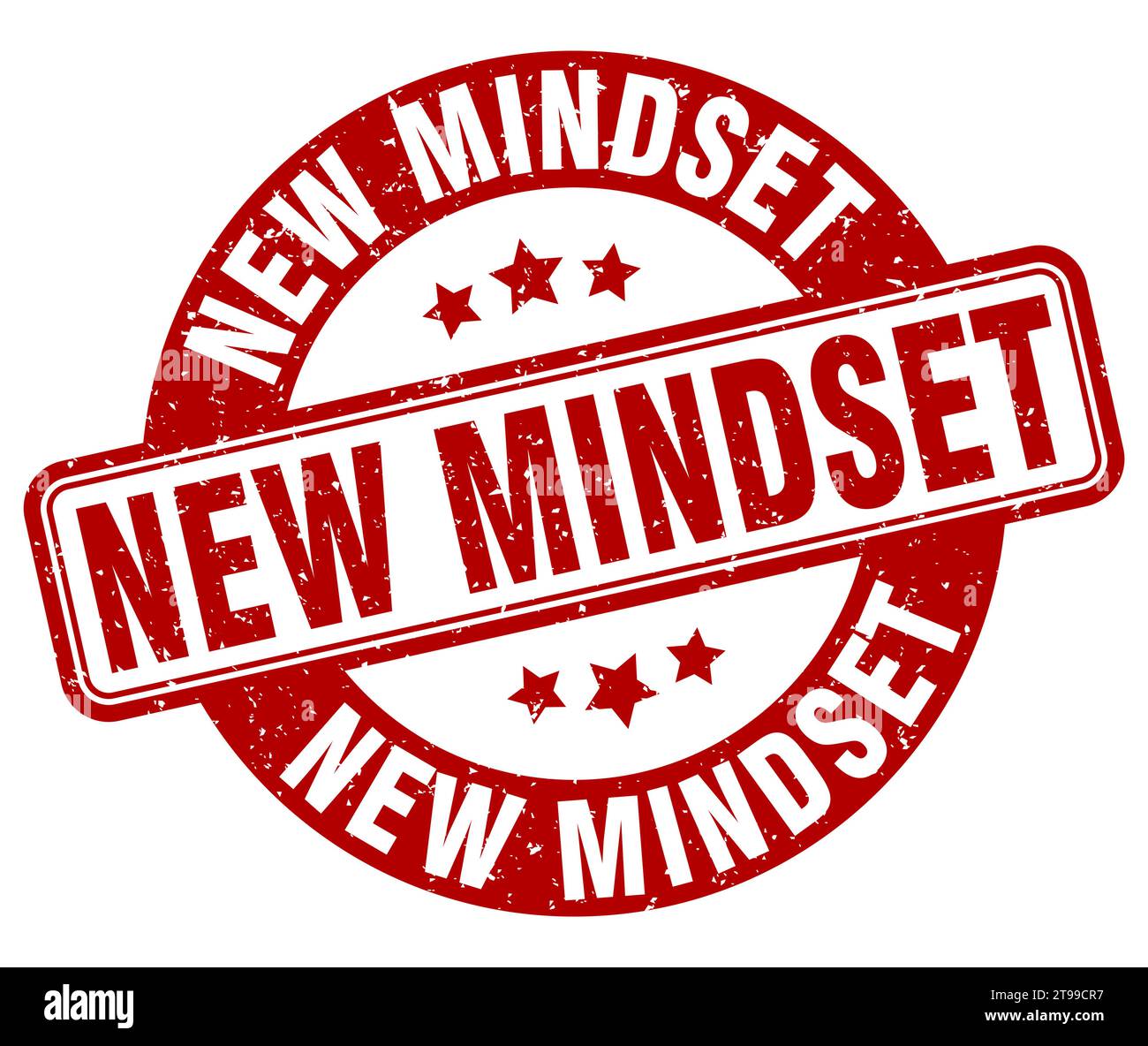 new mindset stamp. new mindset sign. round grunge label Stock Vector ...