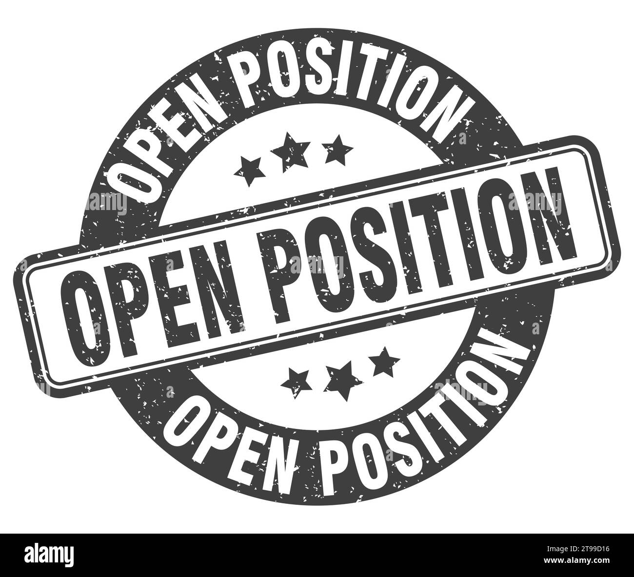 open position stamp. open position sign. round grunge label Stock ...