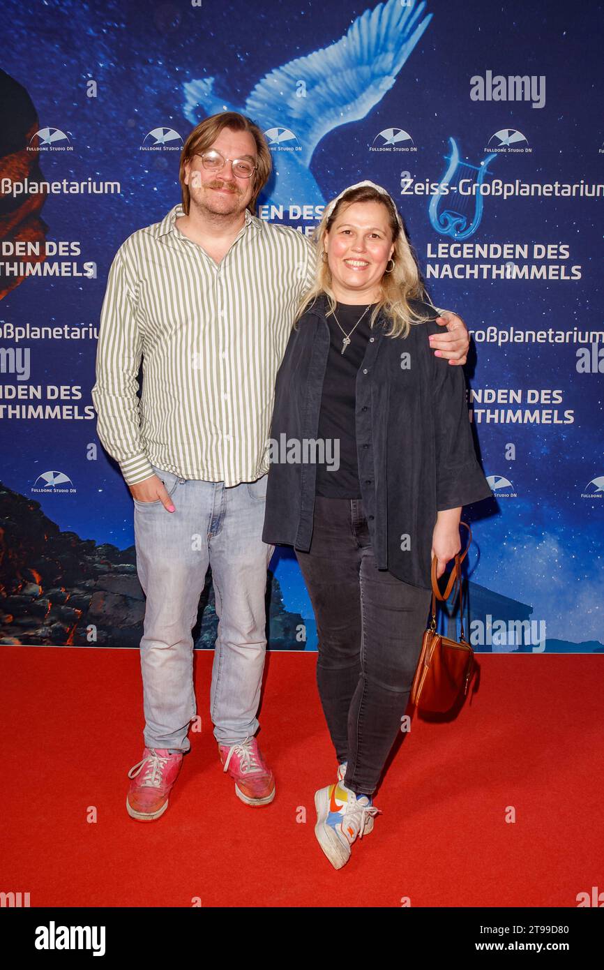 Weltpremiere - Legenden des Nachthimmels Nils Bokelberg mit Ehefrau ...