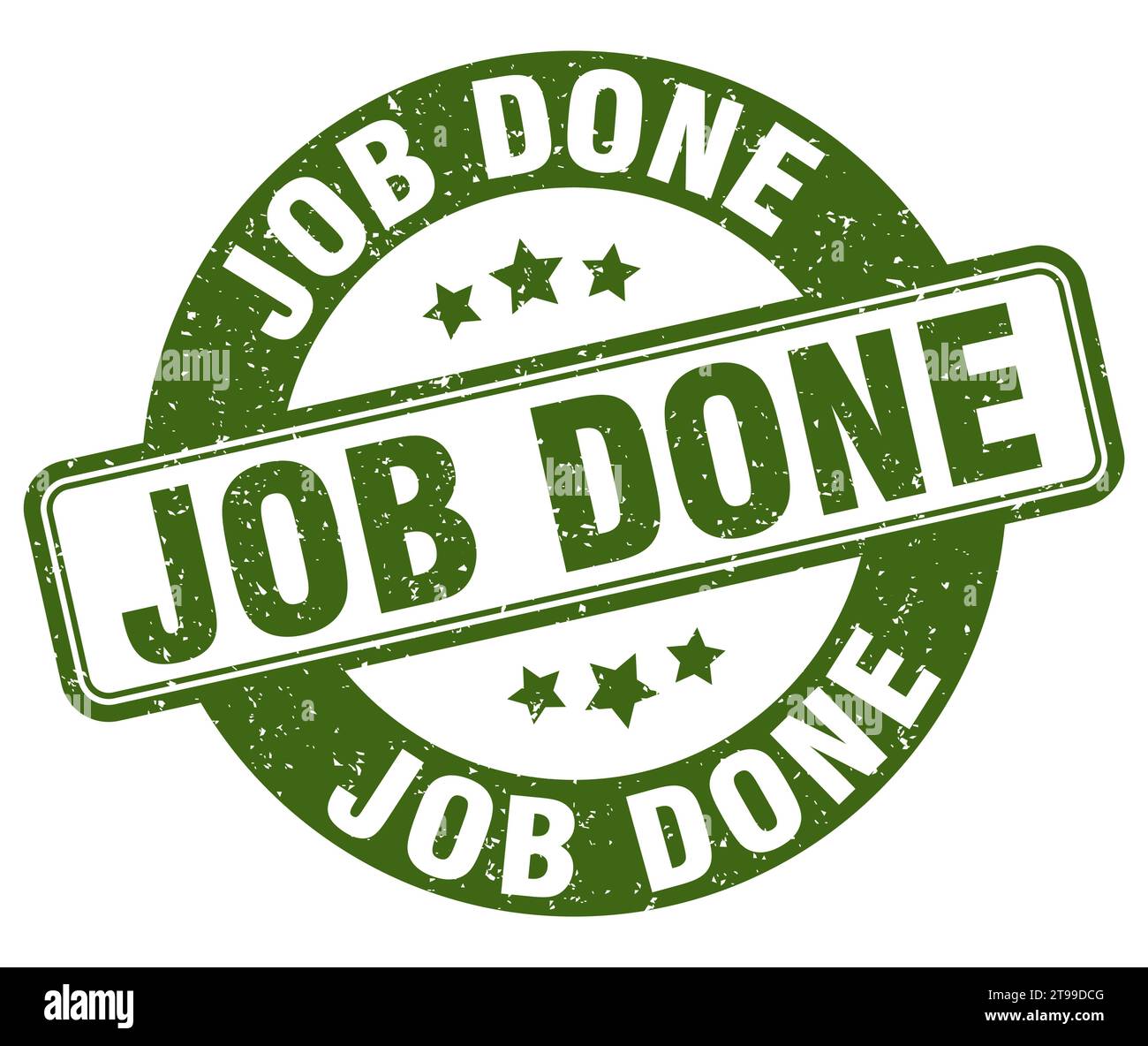 job done stamp. job done sign. round grunge label Stock Vector Image ...