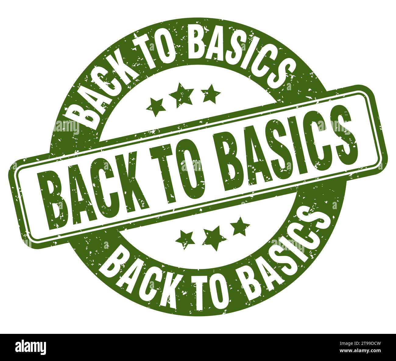 back to basics stamp. back to basics sign. round grunge label Stock ...