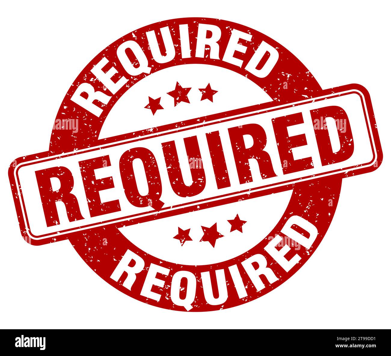 required stamp. required sign. round grunge label Stock Vector Image ...