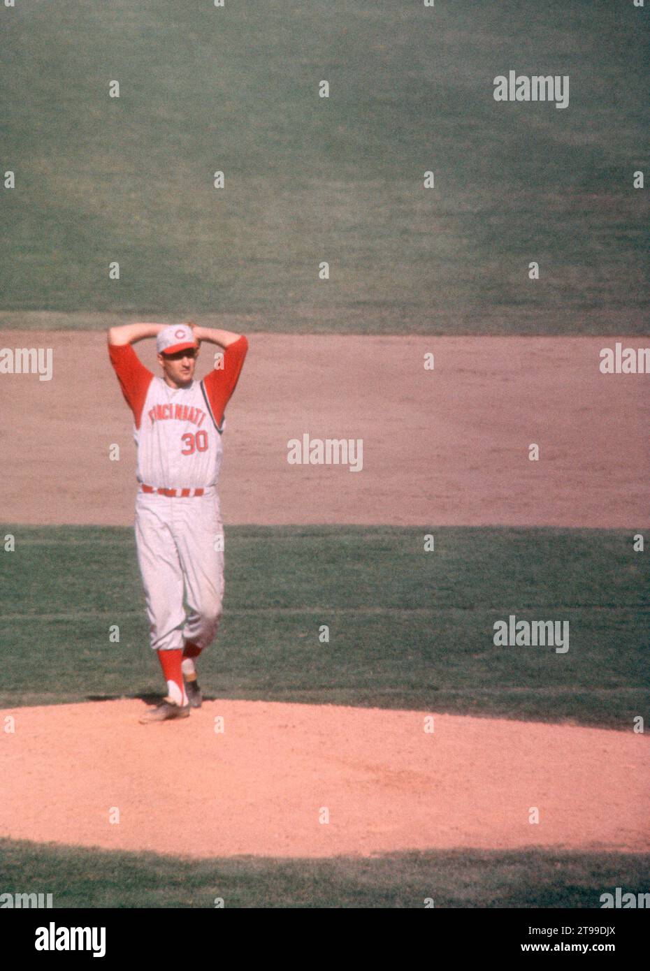 LOS ANGELES, CA - JULY 9: Pitcher Joey Jay #30 of the Cincinnati Reds ...