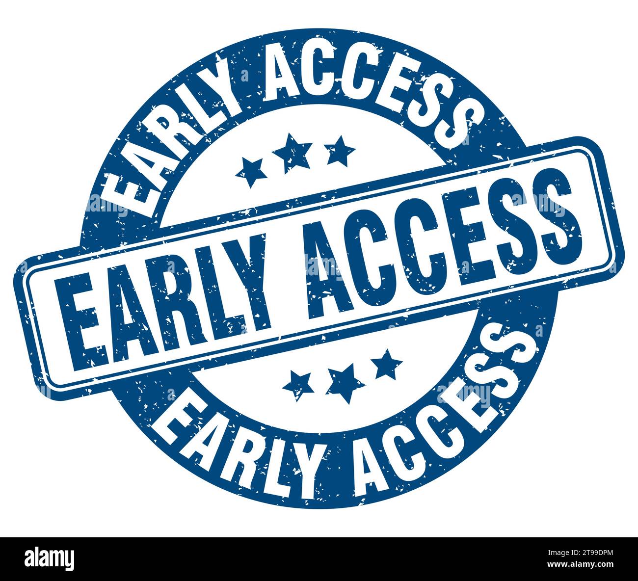 early access stamp. early access sign. round grunge label Stock Vector ...