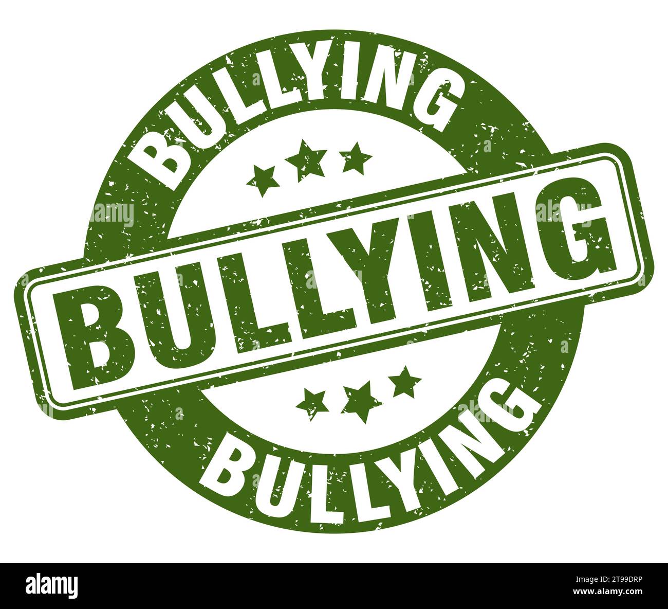bullying stamp. bullying sign. round grunge label Stock Vector Image ...