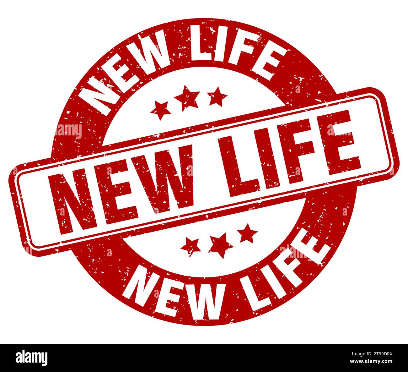 New life grunge stamp hi-res stock photography and images - Alamy