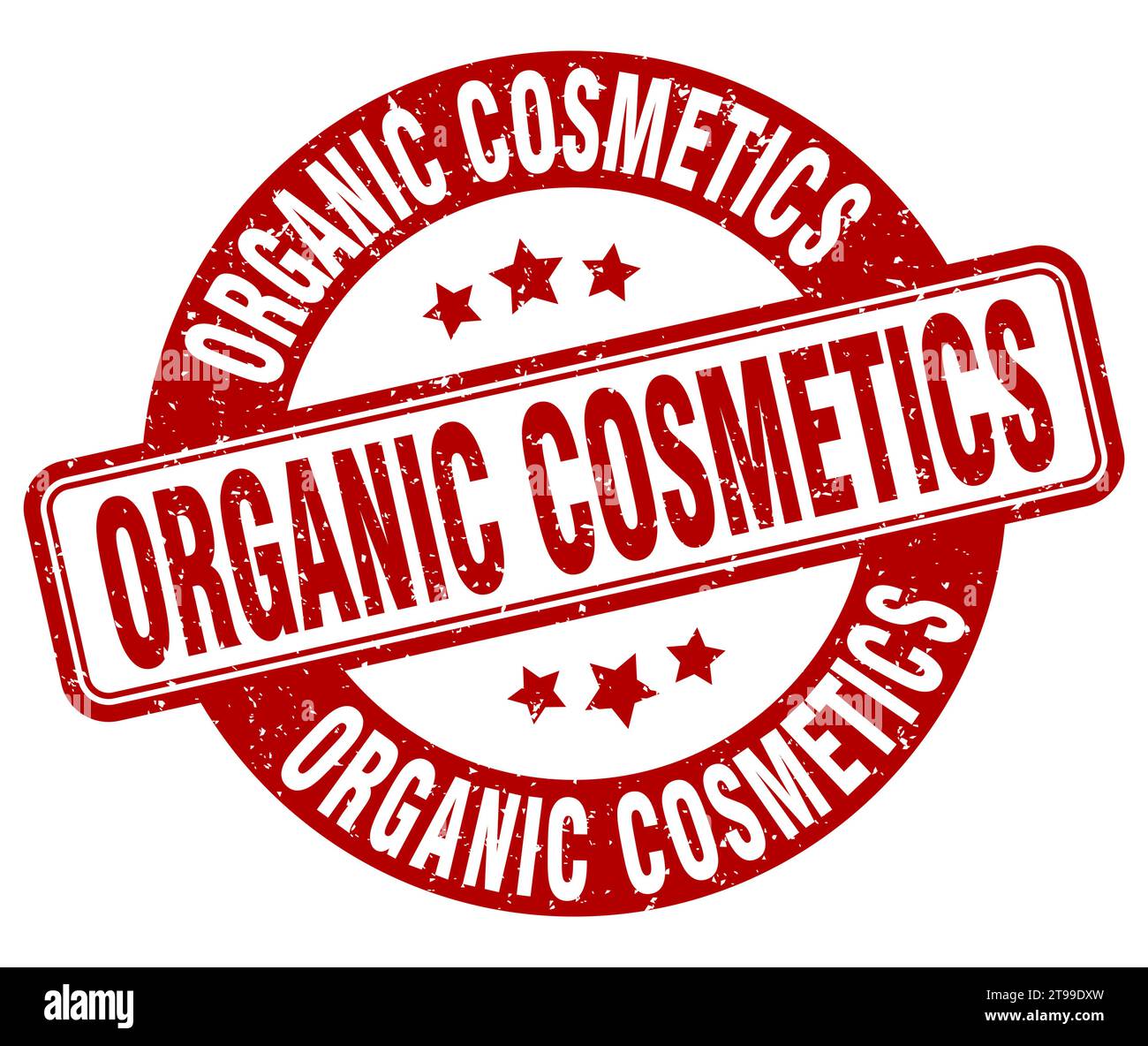 organic cosmetics stamp. organic cosmetics sign. round grunge label ...