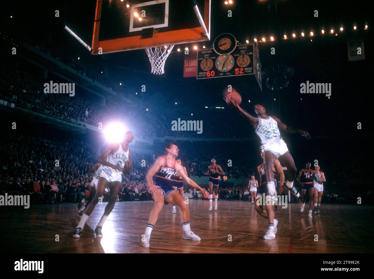BOSTON, MA - NOVEMBER 25: K.C. Jones #25 of the Boston Celetics shoots ...