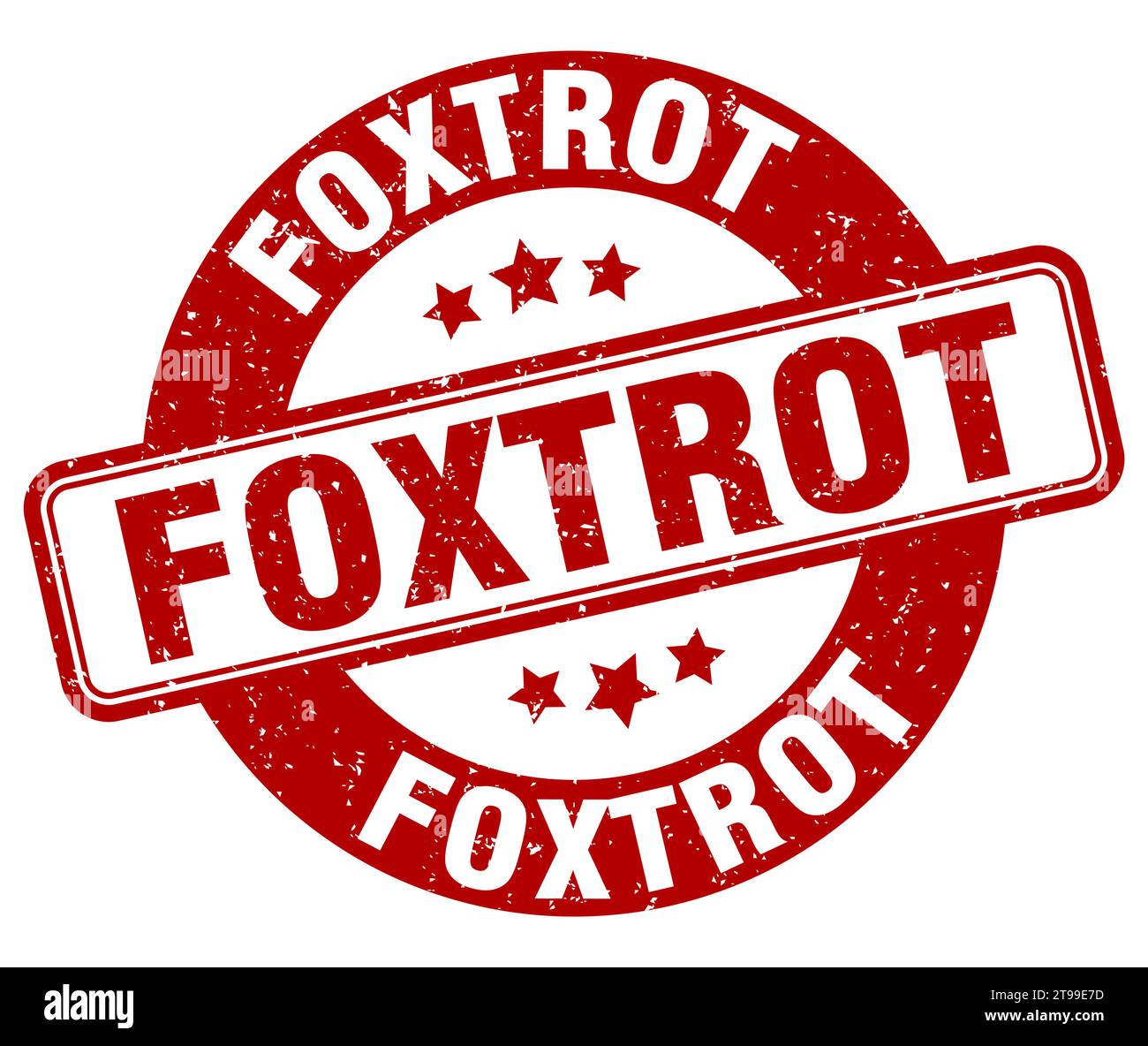 foxtrot stamp. foxtrot sign. round grunge label Stock Vector Image ...
