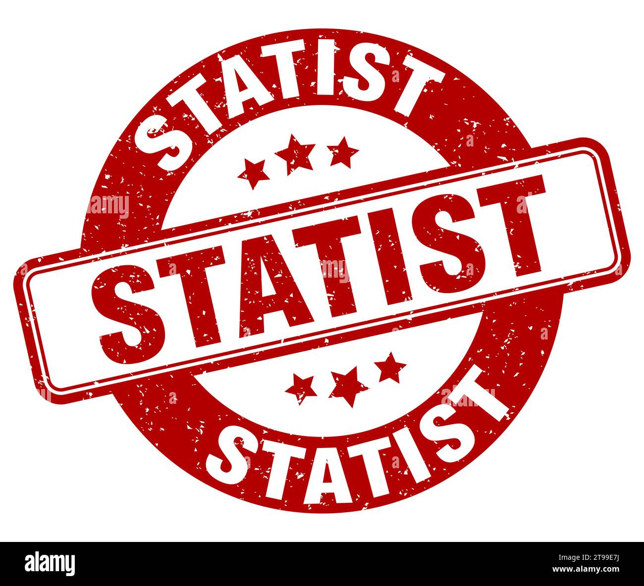 statist stamp. statist sign. round grunge label Stock Vector Image ...