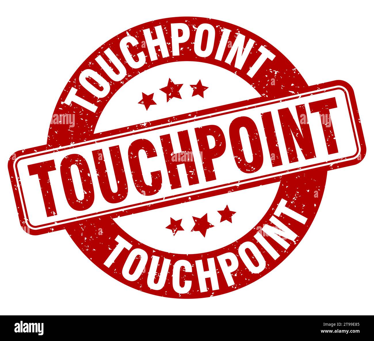 touchpoint stamp. touchpoint sign. round grunge label Stock Vector Image & Art - Alamy
