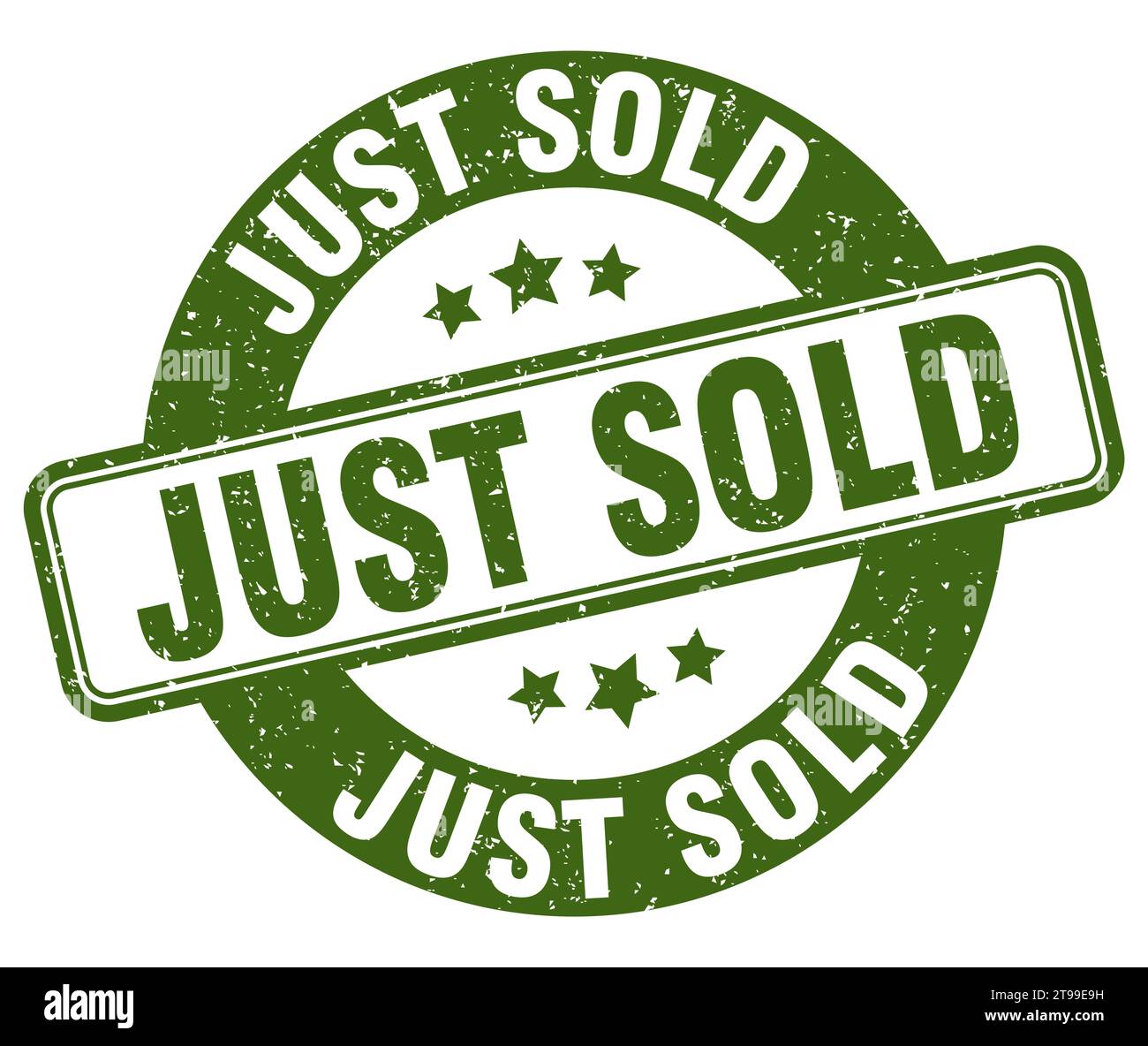 just sold stamp. just sold sign. round grunge label Stock Vector Image & Art - Alamy