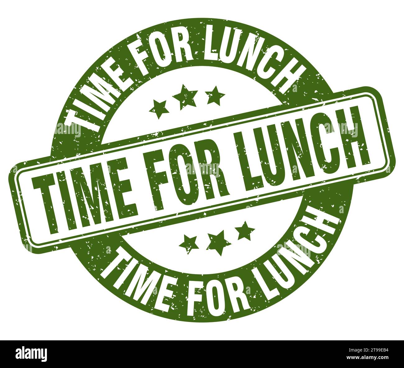 time for lunch stamp. time for lunch sign. round grunge label Stock ...