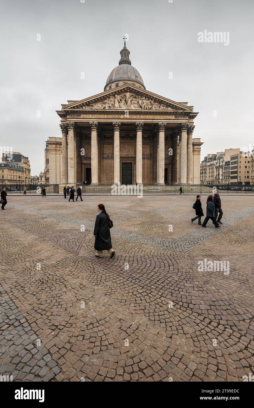 The Pantheon and Place du Panthéon in Paris, France Stock Photo - Alamy
