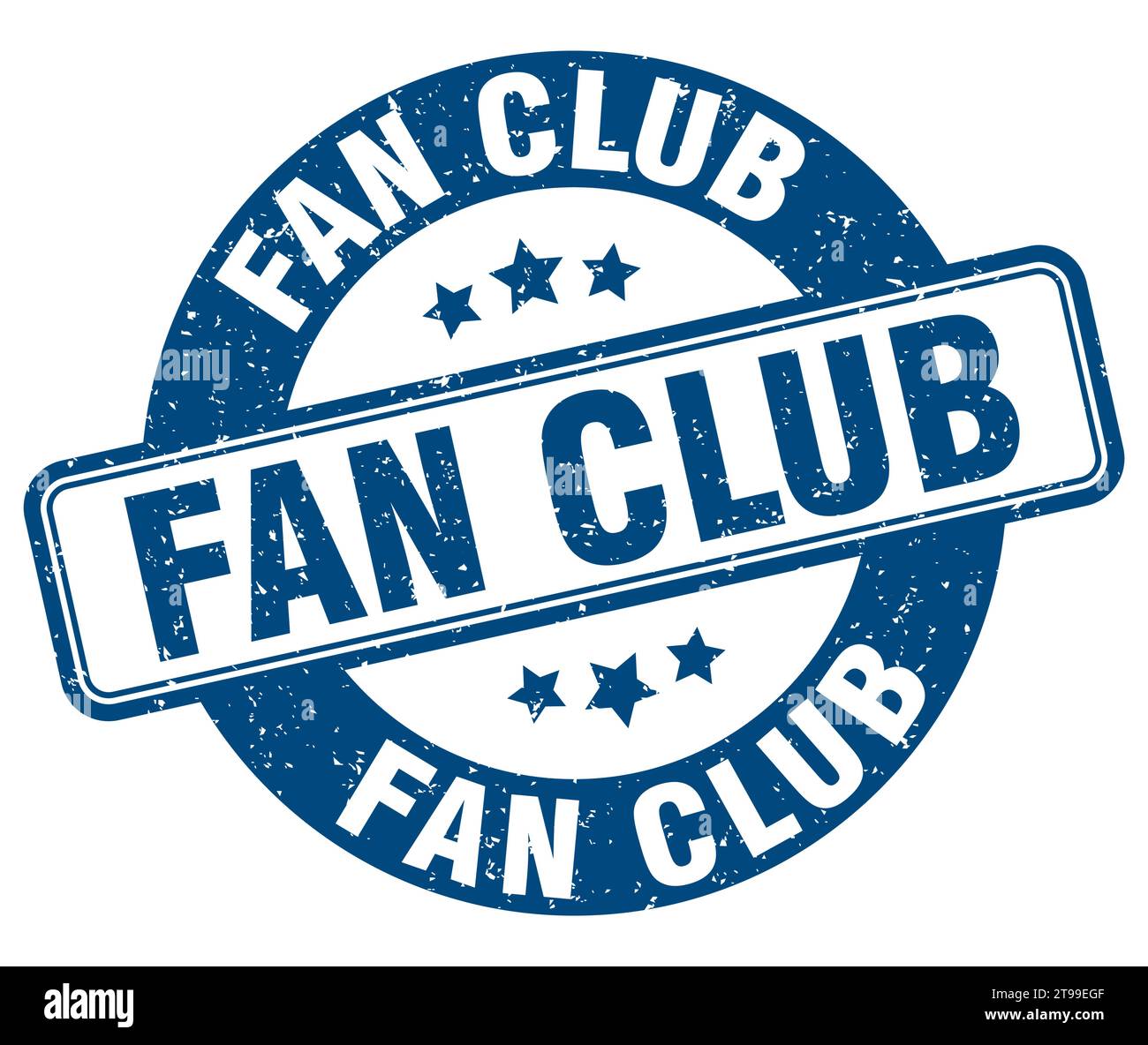 fan club stamp. fan club sign. round grunge label Stock Vector Image ...