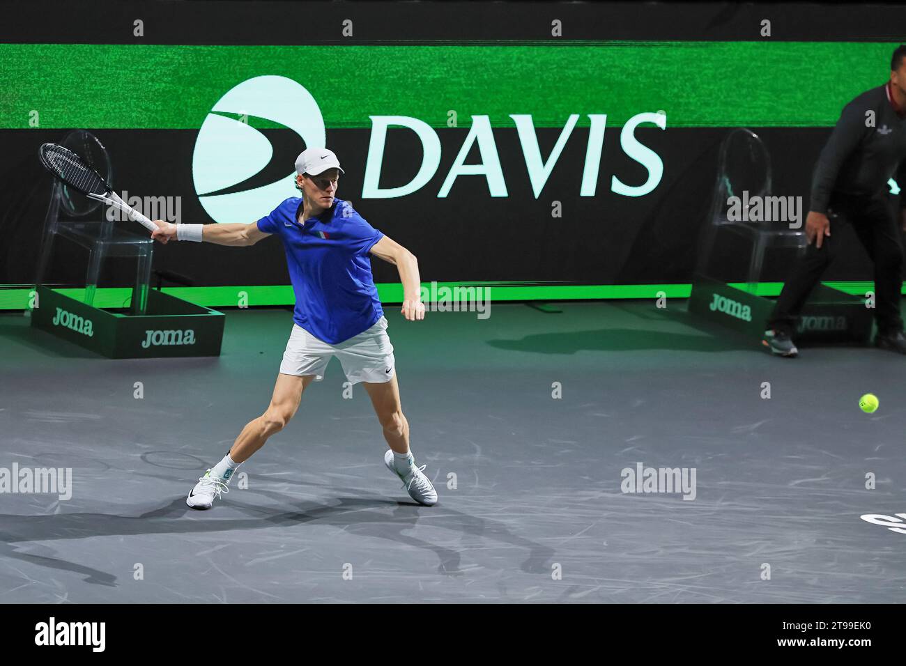 Malaga, Malaga, Spain. 23rd Nov, 2023. Jannik Sinner (ITA) in action ...