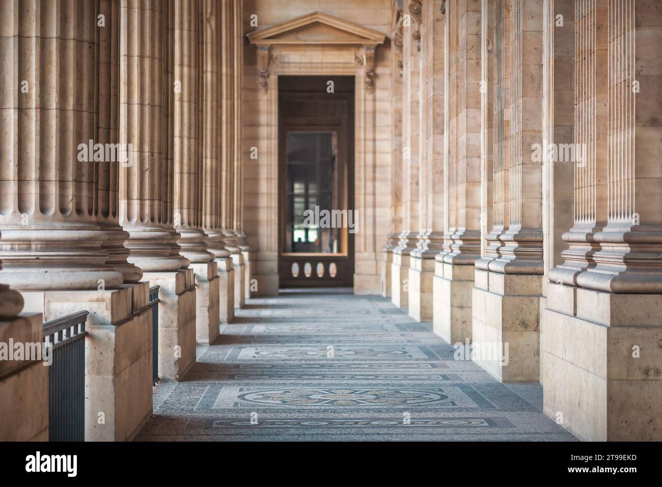 Balcony at The Louvre Museum in Paris, France Stock Photo - Alamy