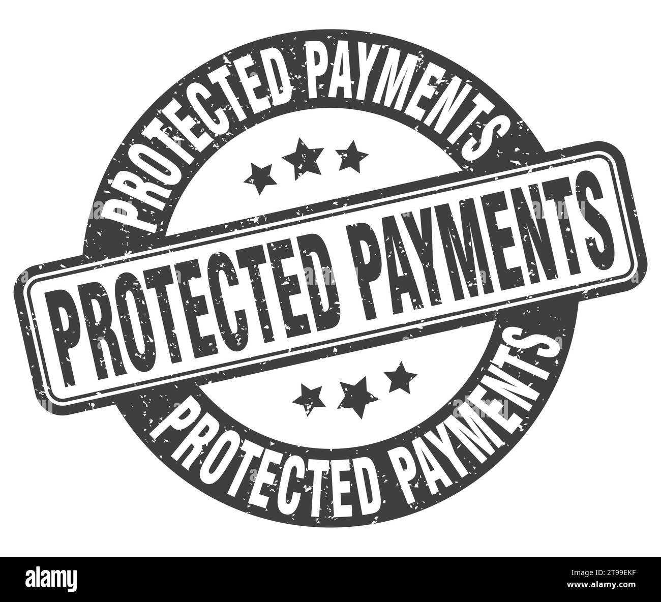 protected payments stamp. protected payments sign. round grunge label Stock Vector Image & Art ...