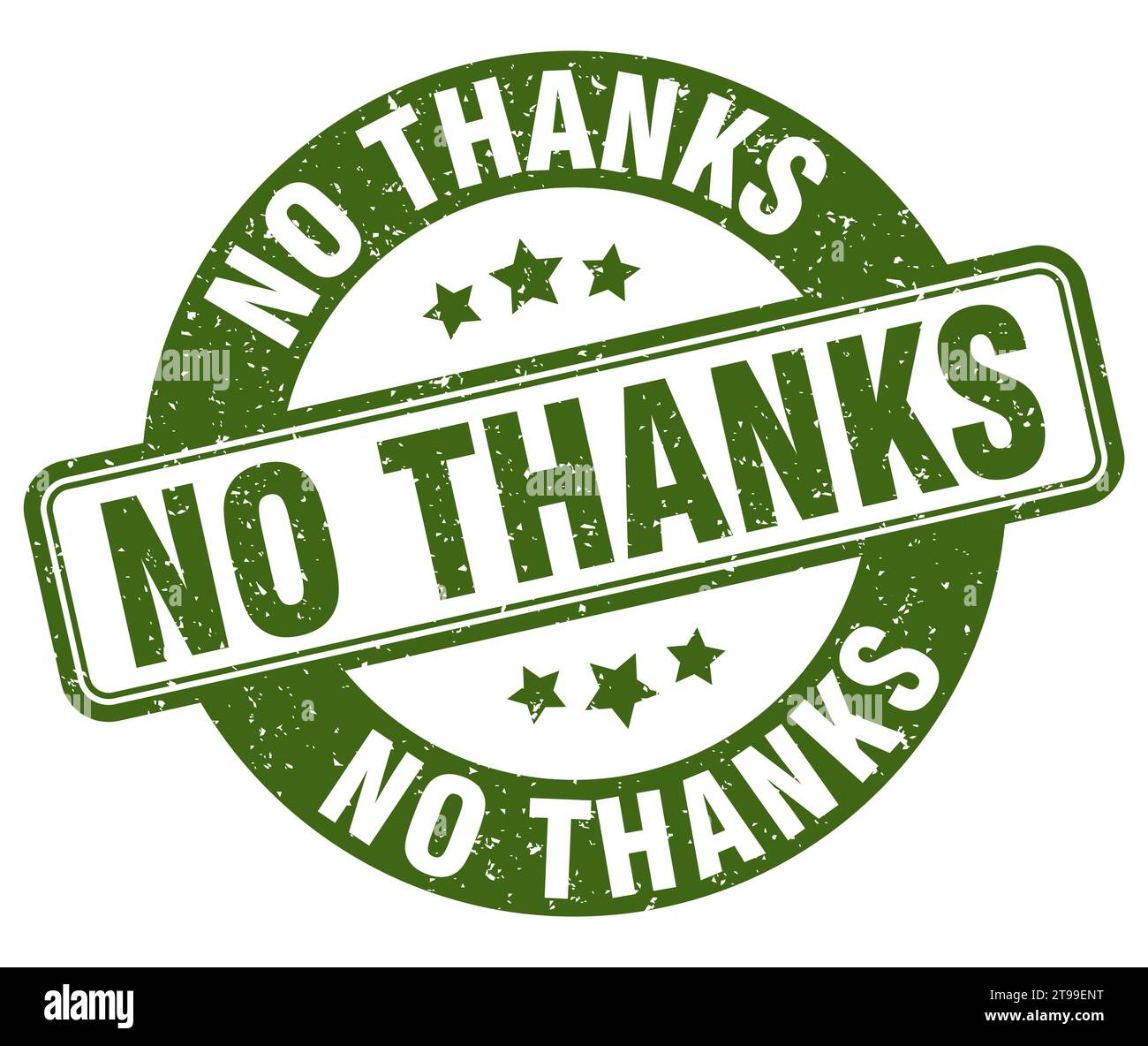No thanks sign Stock Vector Images - Alamy