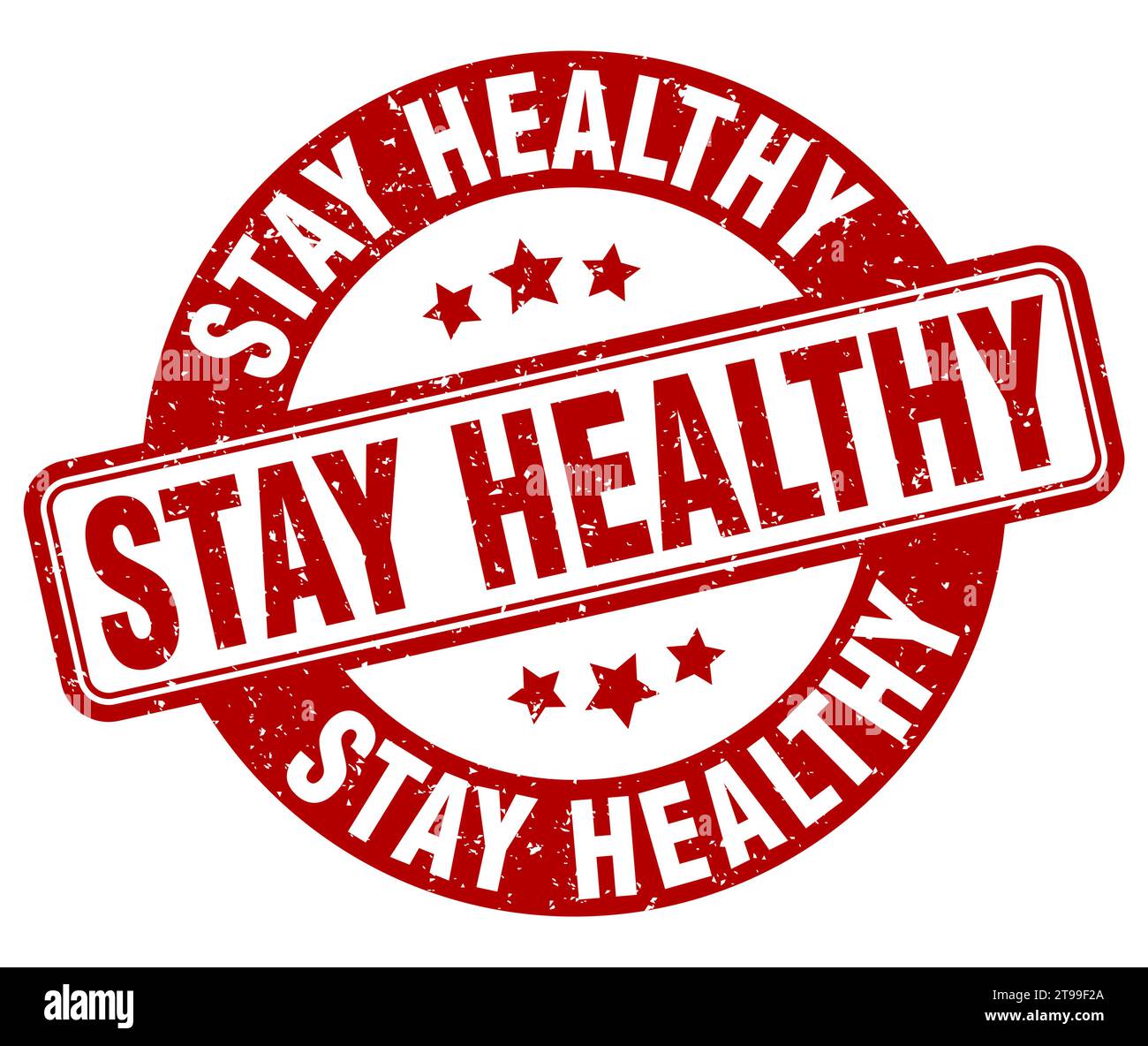 stay healthy stamp. stay healthy sign. round grunge label Stock Vector ...