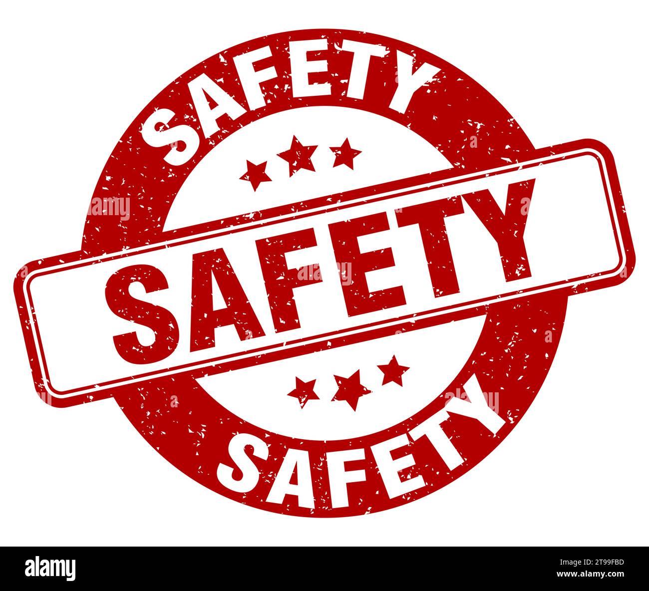 safety stamp. safety sign. round grunge label Stock Vector Image & Art ...