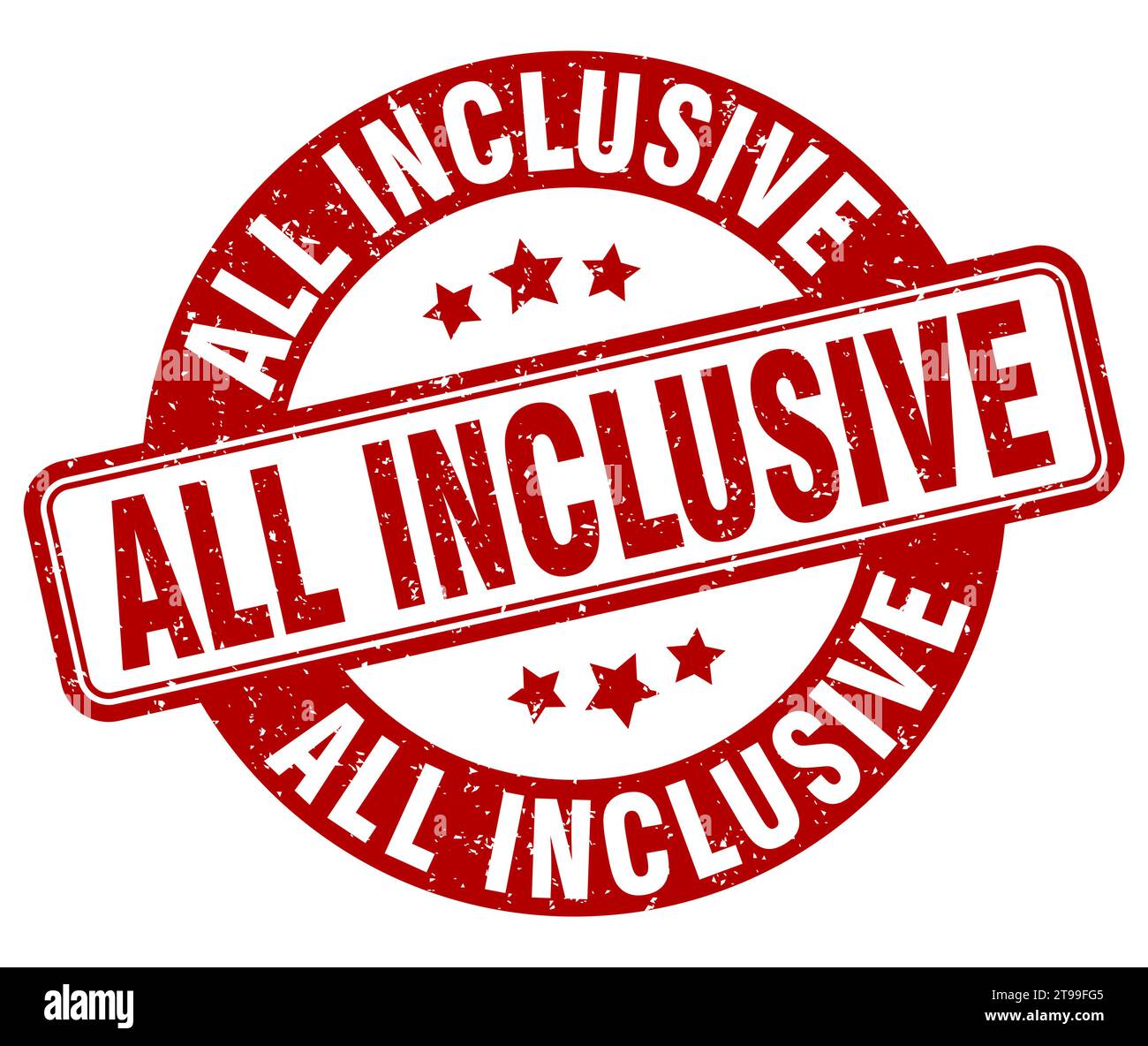 all inclusive stamp. all inclusive sign. round grunge label Stock ...