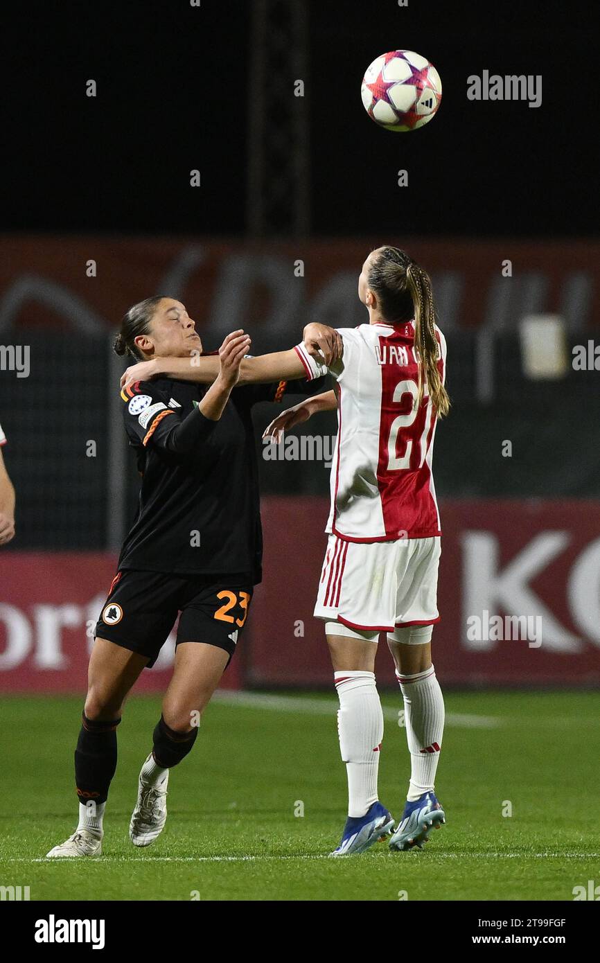 Rome, Italy. 23rd Nov, 2023. Laura Feiersinger of A.S. Roma Women and ...
