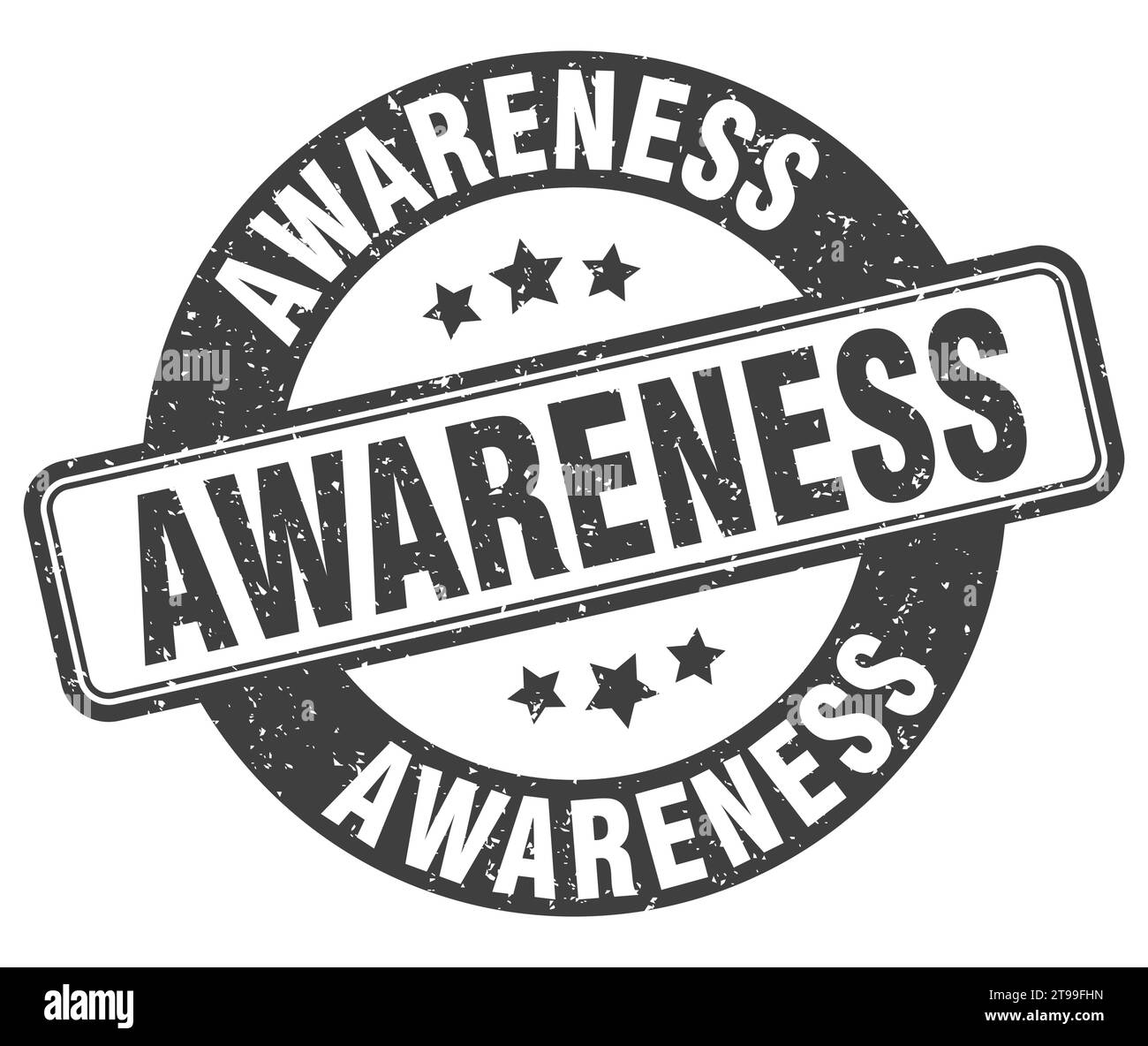 awareness stamp. awareness sign. round grunge label Stock Vector Image ...