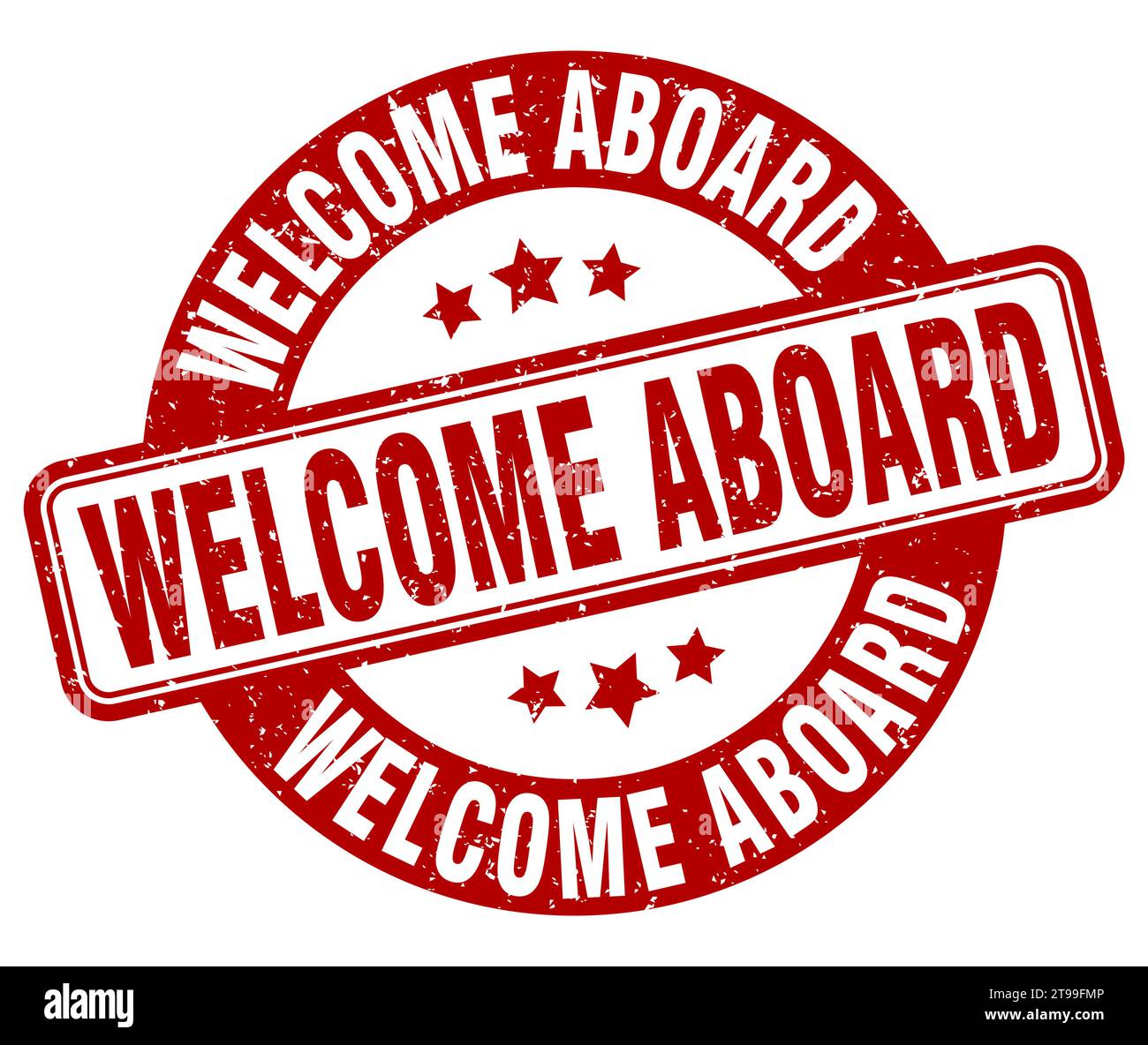 welcome aboard stamp. welcome aboard sign. round grunge label Stock ...
