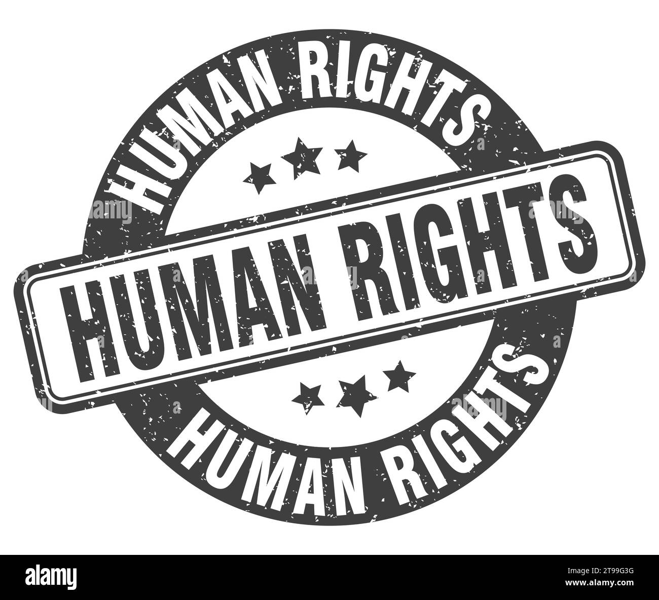 human rights stamp. human rights sign. round grunge label Stock Vector ...