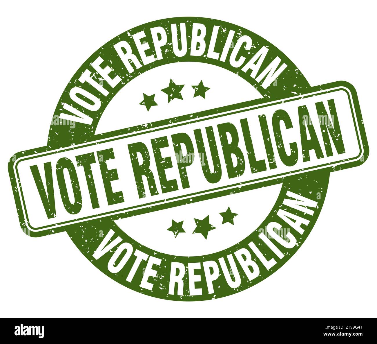 vote republican stamp. vote republican sign. round grunge label Stock ...