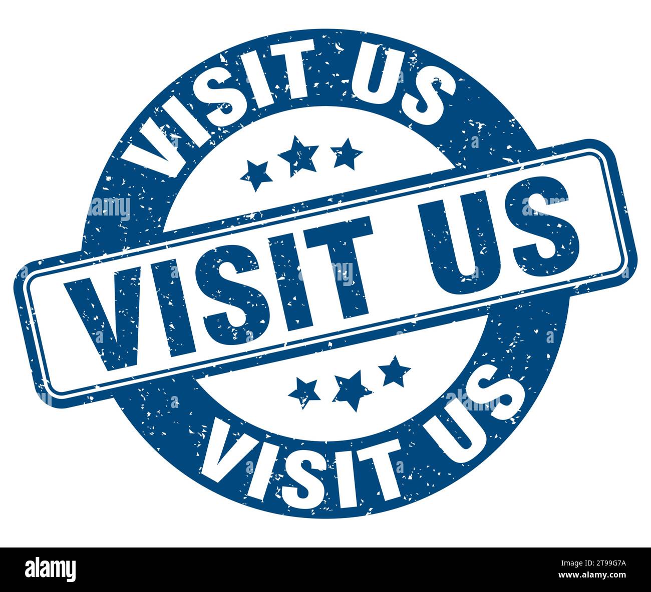 visit us stamp. visit us sign. round grunge label Stock Vector Image ...
