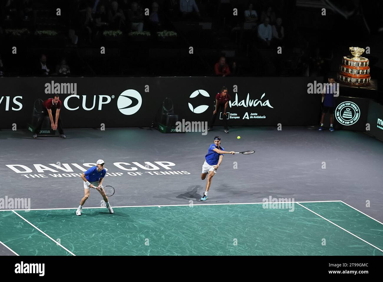 Malaga, Malaga, Spain. 23rd Nov, 2023. Jannik Sinner (ITA), Lorenzo ...