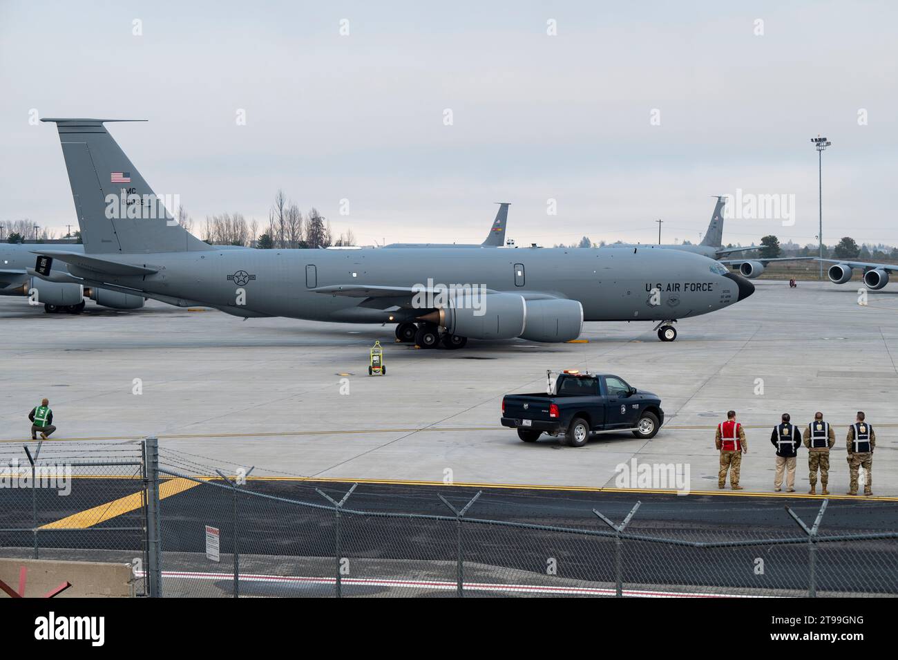 Inspectors assigned to the 92nd Air Refueling Wing safety office, Wing Inspection Team and ...